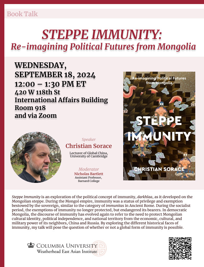Steppe Immunity: Re-imagining Political Futures from Mongolia ...