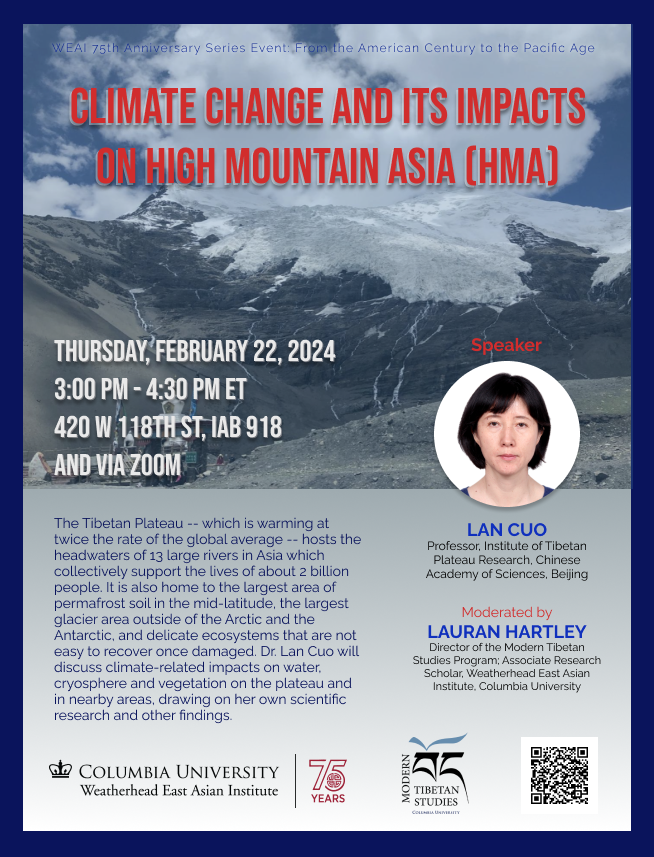 Climate Change and its Impacts on High Mountain Asia (HMA ...