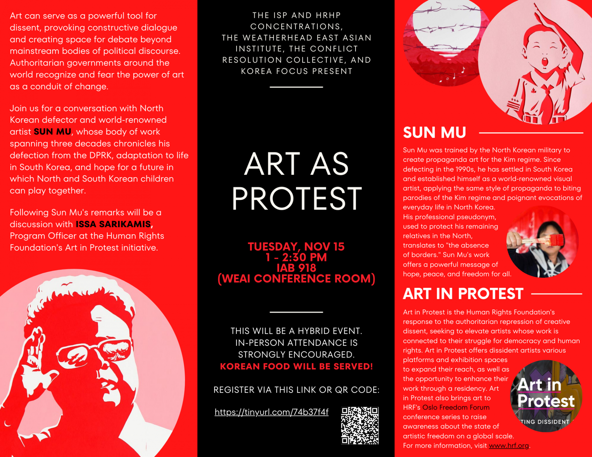 Art as Protest - Talk with Sun Mu | Weatherhead East Asian Institute